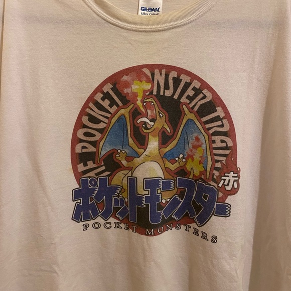 Vintage | Shirts | Vintage 9s Pokmon Charizard Japan Pocket Monsters ...